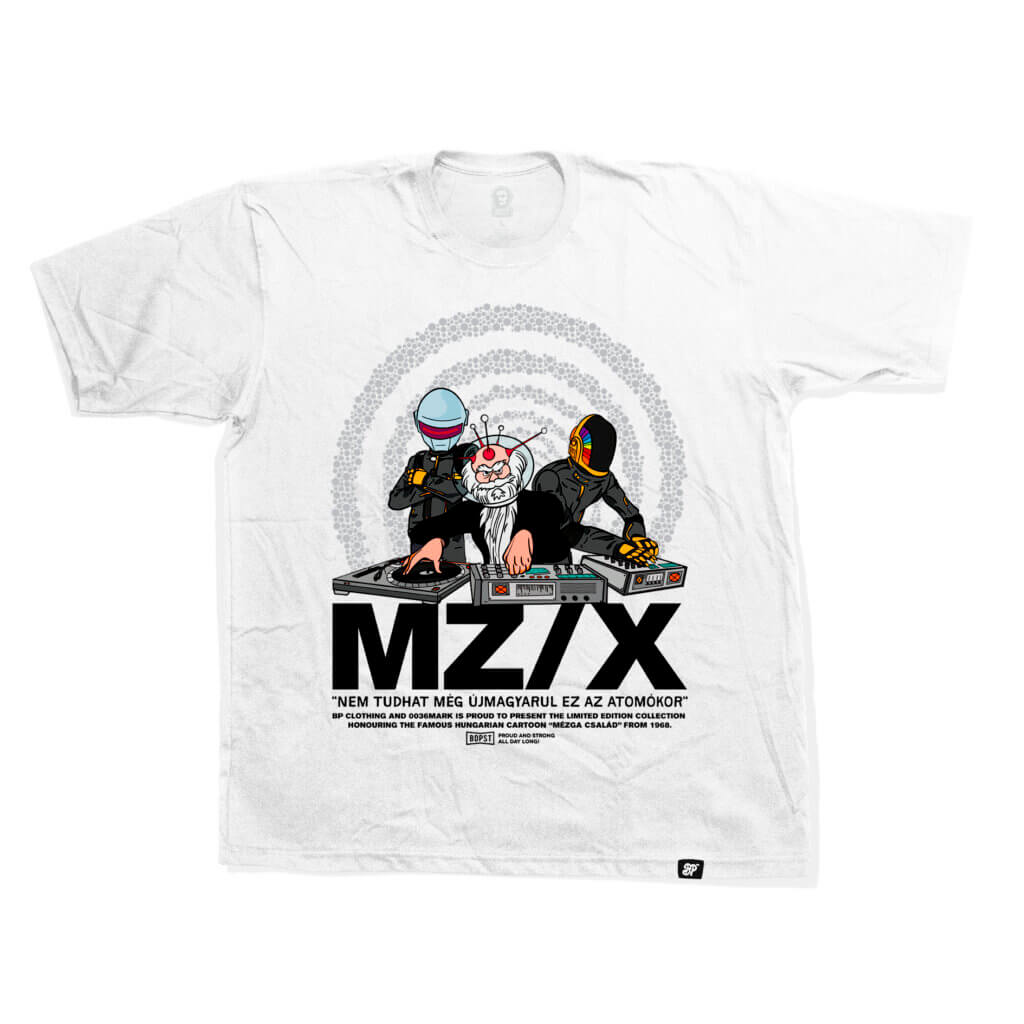 BP Clothing x Mézga Család MZ/X White Tee - BP Shop